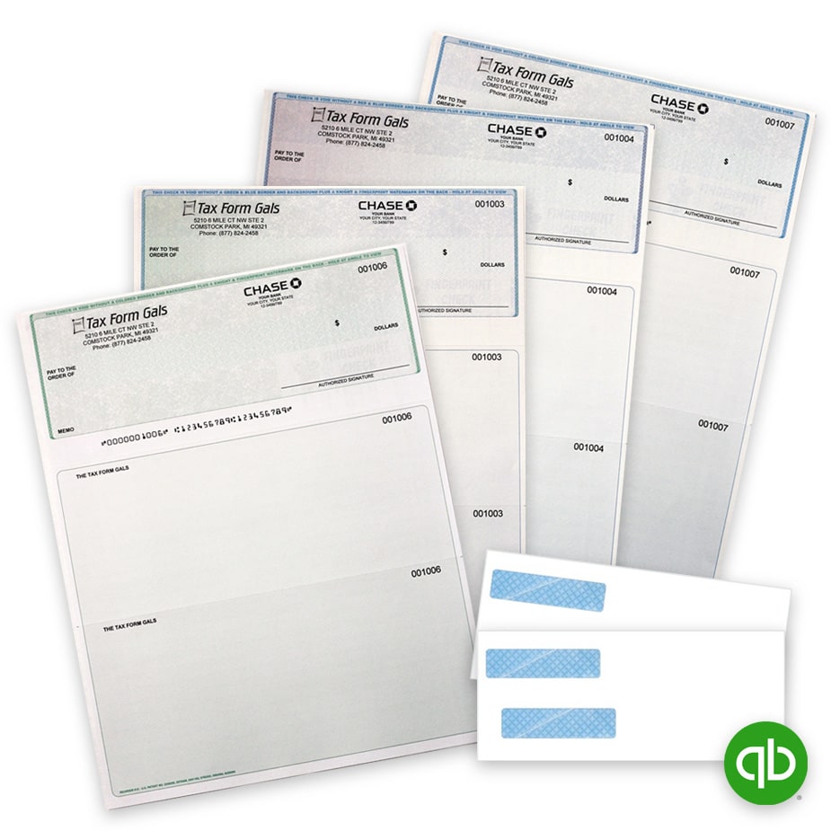 QuickBooks Tax Forms and Checks - Discount Tax Forms