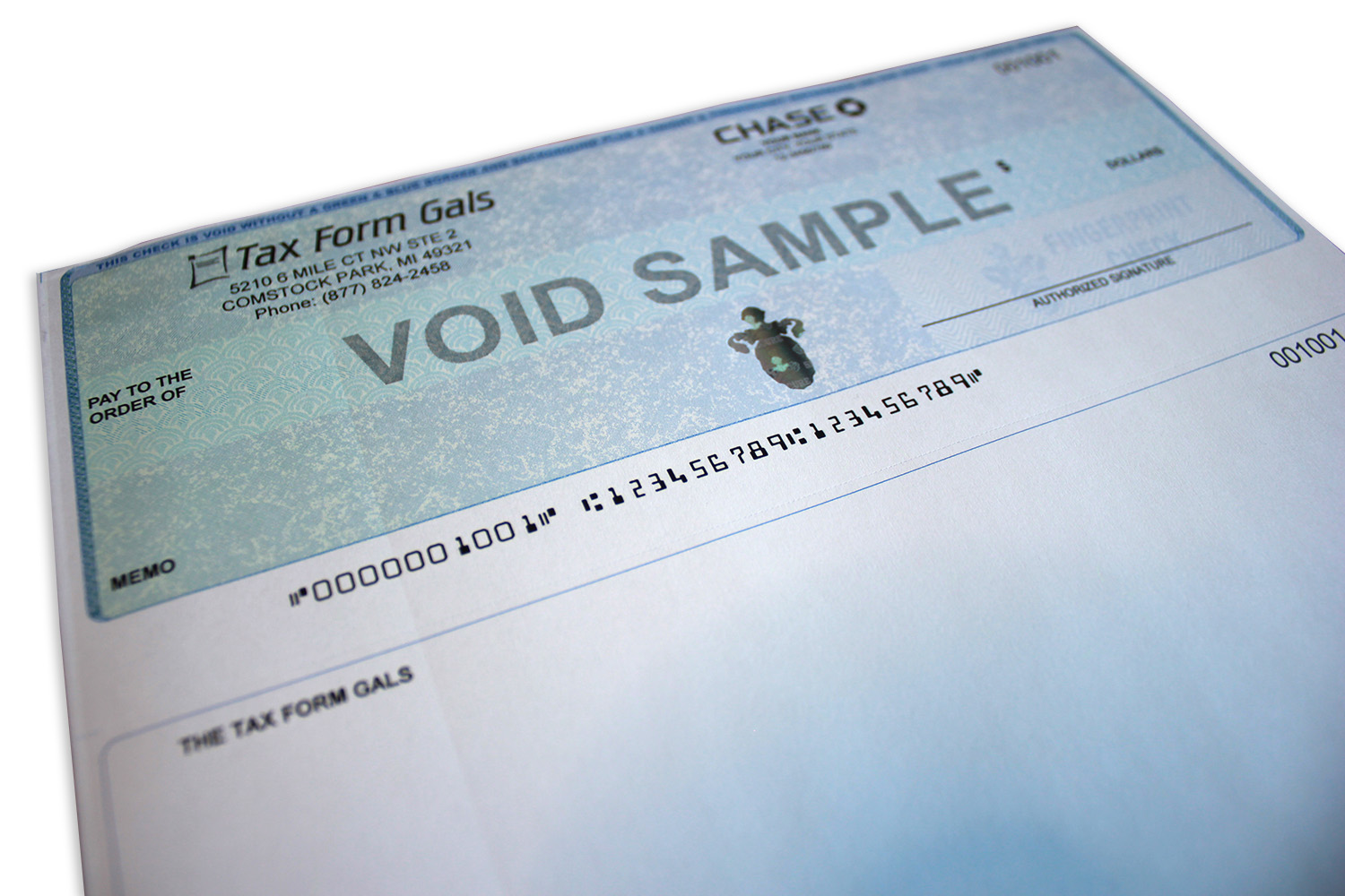 Premium Hologram Business Checks for High Security - DiscountTaxForms