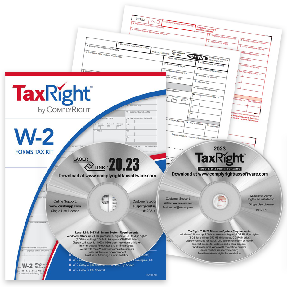 W2 Software and E-Filing for 2023 - DiscountTaxForms.com
